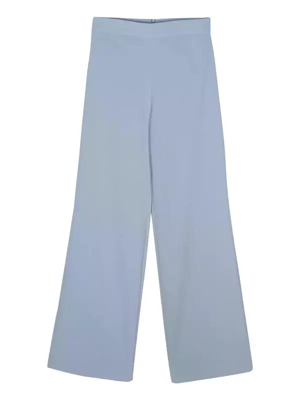 FELY CAMPO Zipped Straight Trousers - Blue