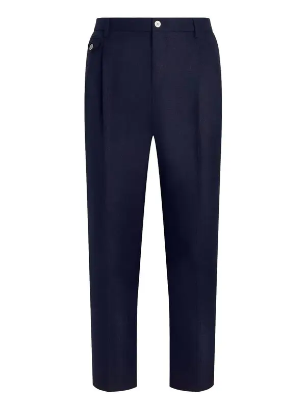 Dolce & Gabbana Straight-leg Tailored Trousers - Blue