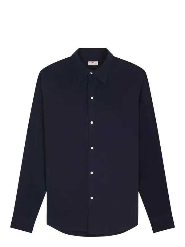 FURSAC Pointed-collar Shirt - Blue