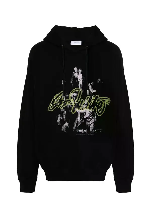 Off-White Script Mary Hoodie - Black