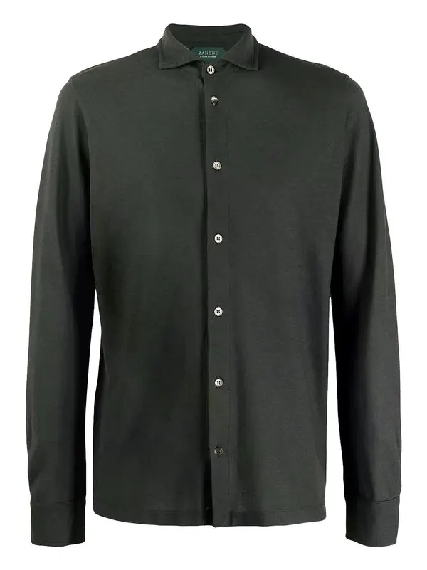 ZANONE Straight-fit Shirt - Green
