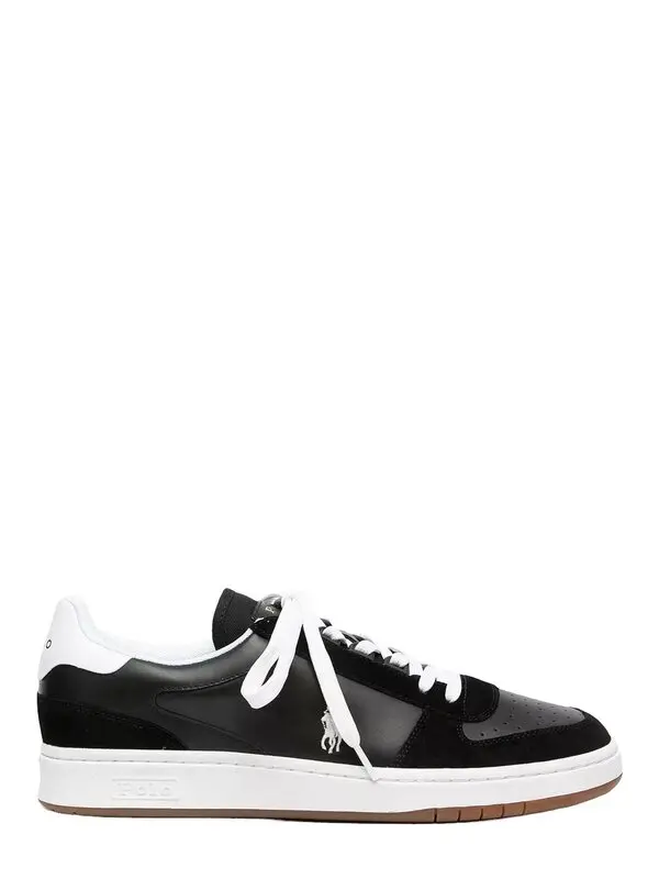 Polo Ralph Lauren Two-tone Lace-up Sneakers - Black