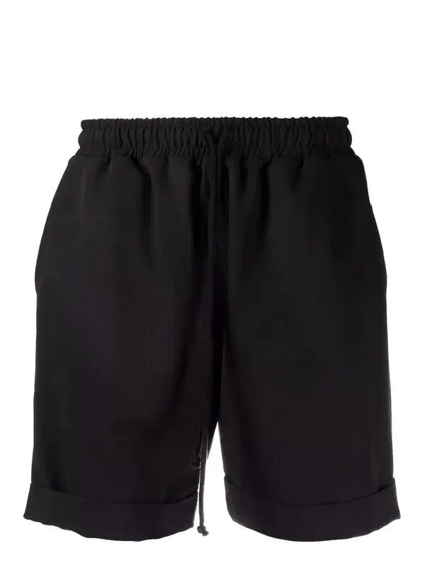 Alchemy Fashions Piped Trim Running Shorts - Black