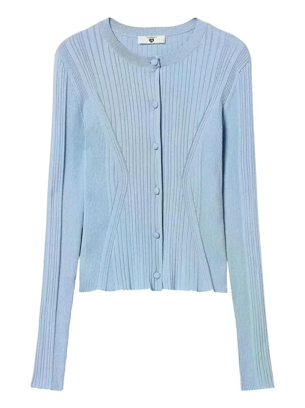 TWINSET Ribbed Cardigan - Blue