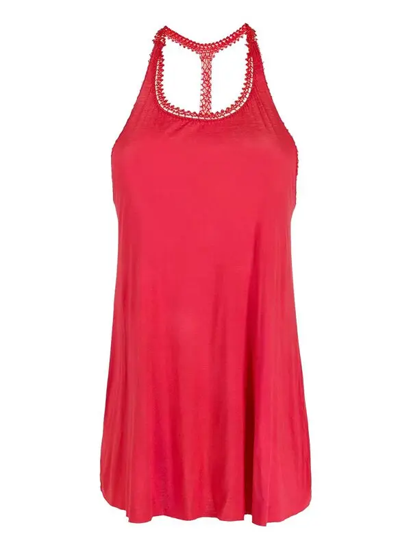AMIR SLAMA Racerback Top - Red
