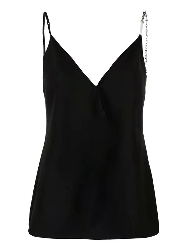 Givenchy Chain-strap Tank Top - Black