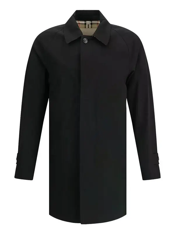 Burberry The Camden Heritage Short Coat - Black