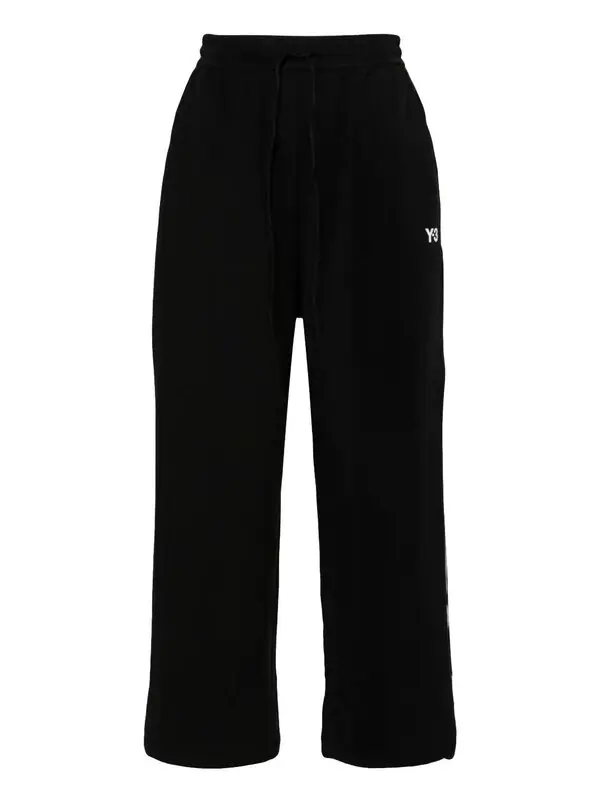 Y3 Logo-print Track Pants - Black