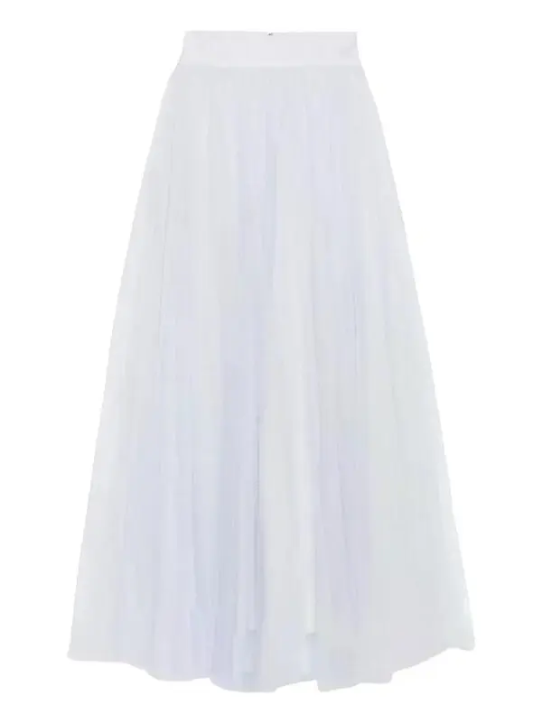 Zimmermann Tulle Maxi Skirt - Blue