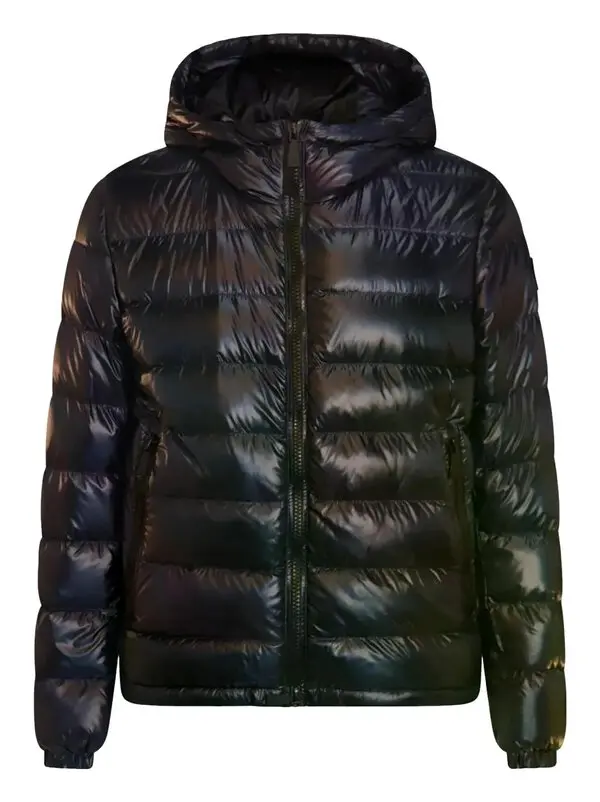 Add Padded Hooded Jacket - Blue
