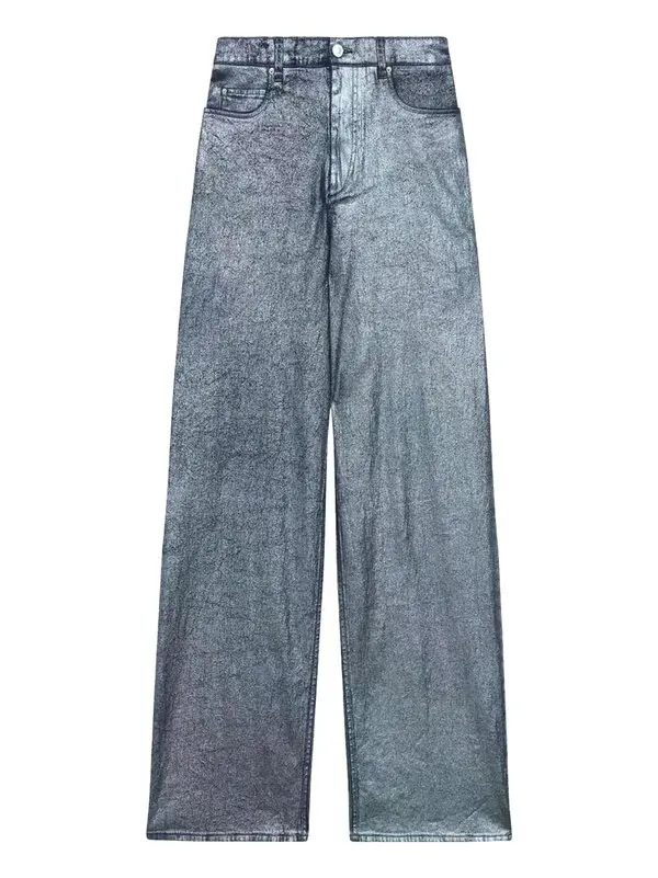 MARANT ETOILE Cover Wide-leg Jeans - Silver