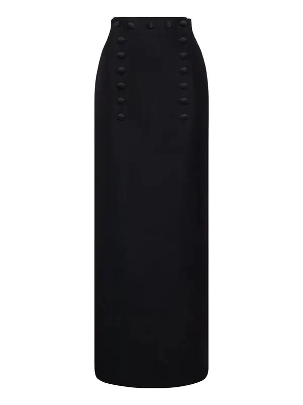 Adam Lippes Reid Maxi Skirt - Black