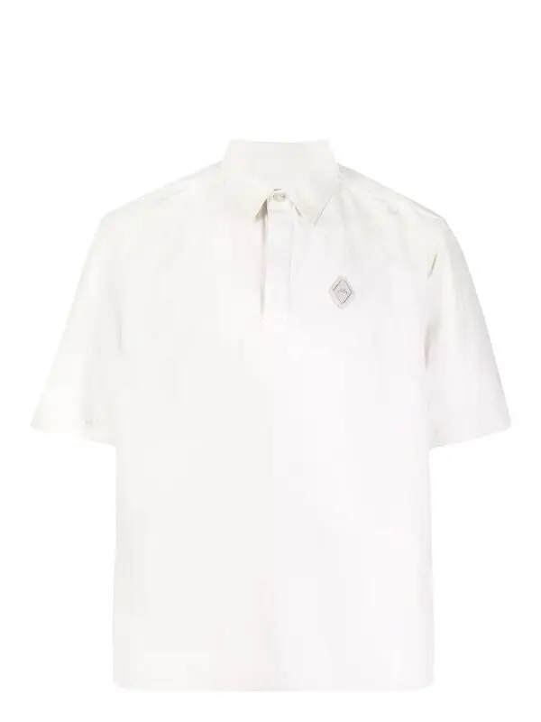 A-COLD-WALL* Typeset Polo Shirt - Neutrals