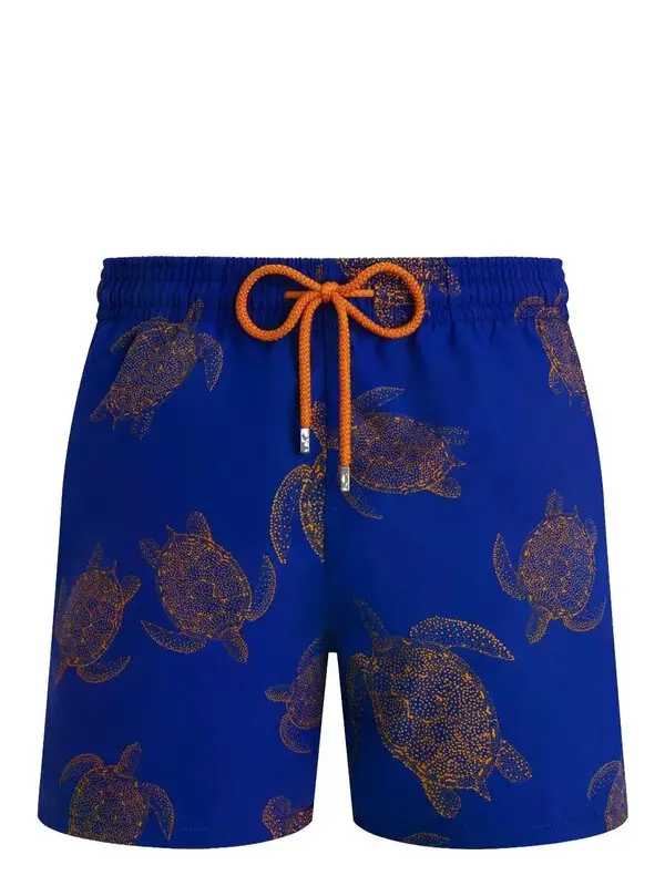 Vilebrequin Tortues Galuchat Swim Shorts - Blue