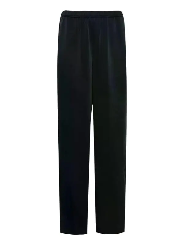 Vince Straight-leg Satin Trousers - Blue