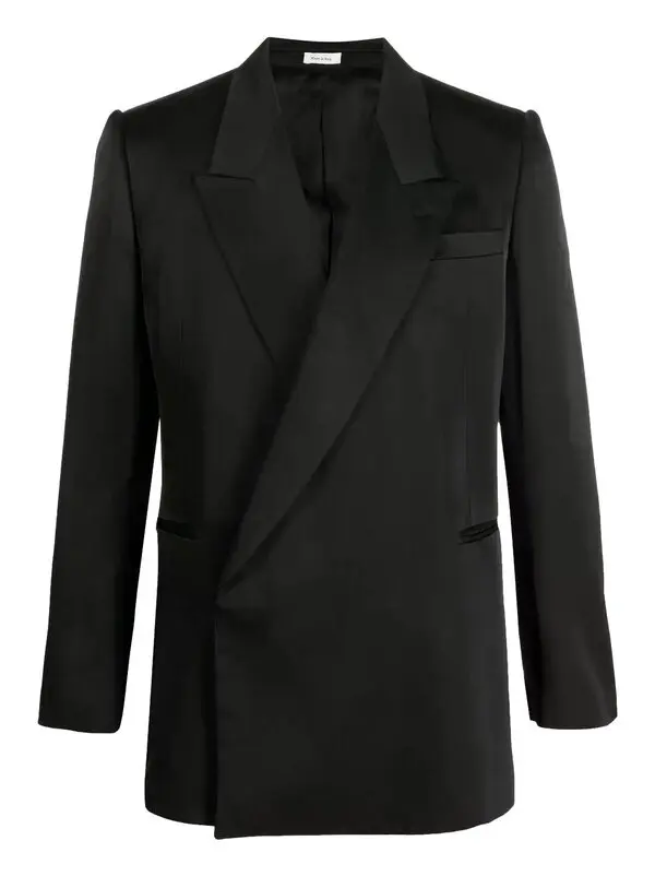 Alexander McQueen Double-breasted Blazer - Black