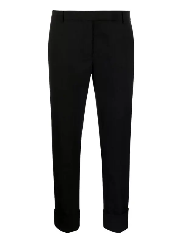 Thom Browne Cropped Tailored Trousers - Black