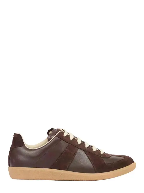 MAISON MARGIELA Replica Panelled Sneakers - Brown