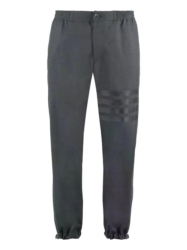 Thom Browne Cropped Tailored Trousers - Grey