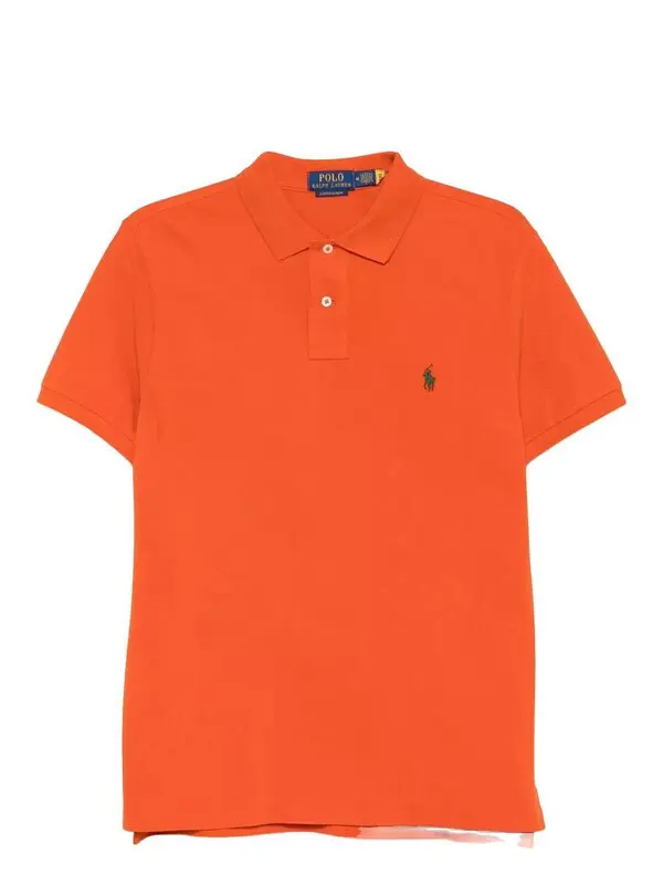 Polo Ralph Lauren Cotton Piqué Polo Shirt - Orange