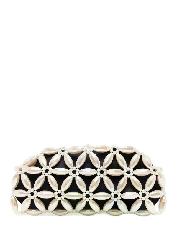 0711 TBILISI Pearl Clutch Bag - Yellow