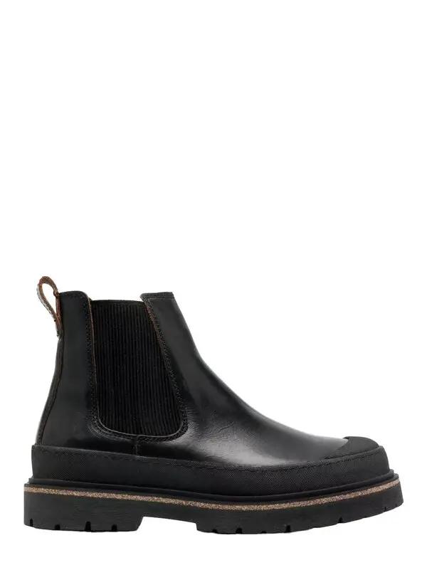 BIRKENSTOCK Prescott Leather Chelsea Boots - Black
