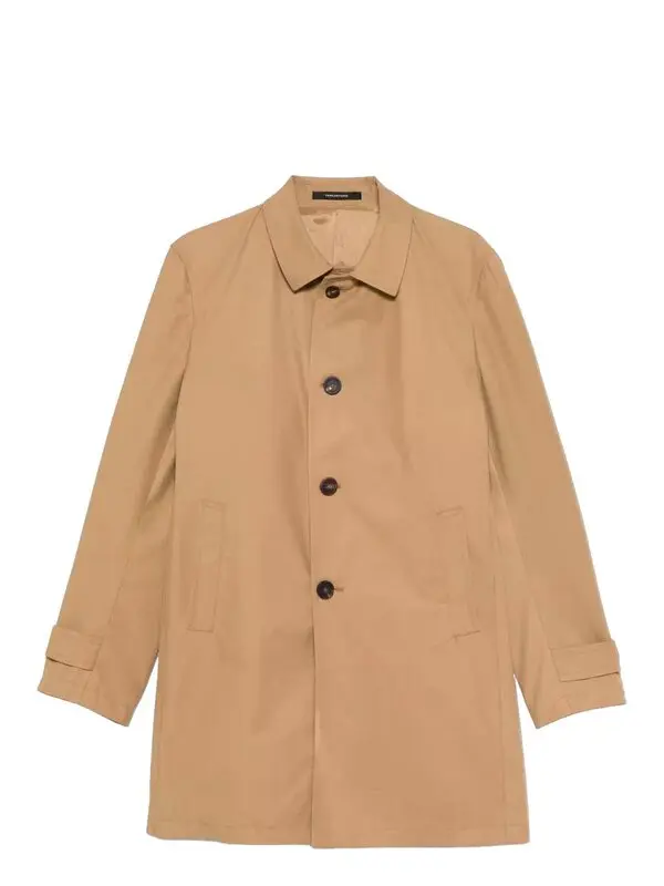Tagliatore Single-breasted Coat - Brown