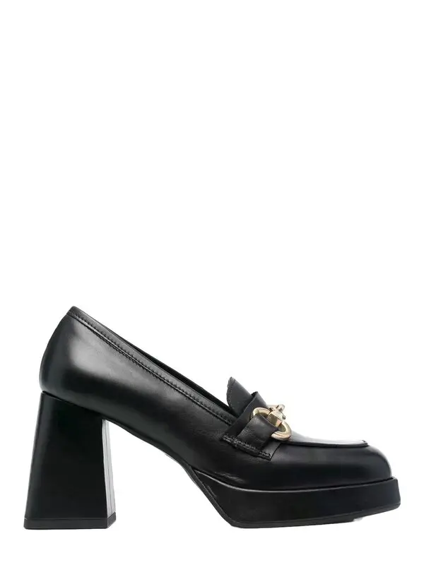 VAMSKO Edith 90mm Leather Loafers - Black