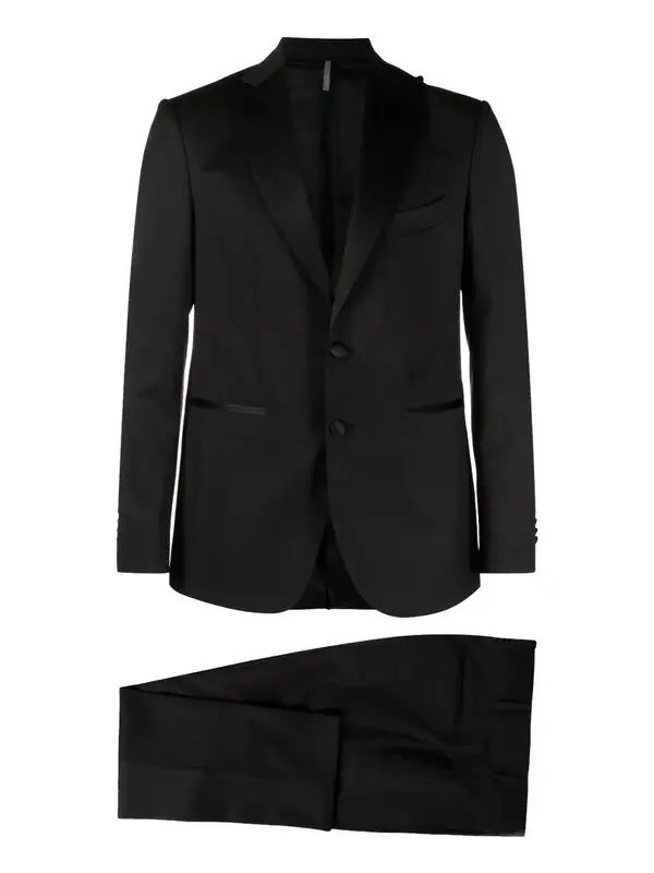 CHÂTEAU LAFLEUR-GAZIN Peak-lapel Single-breasted Blazer - Black