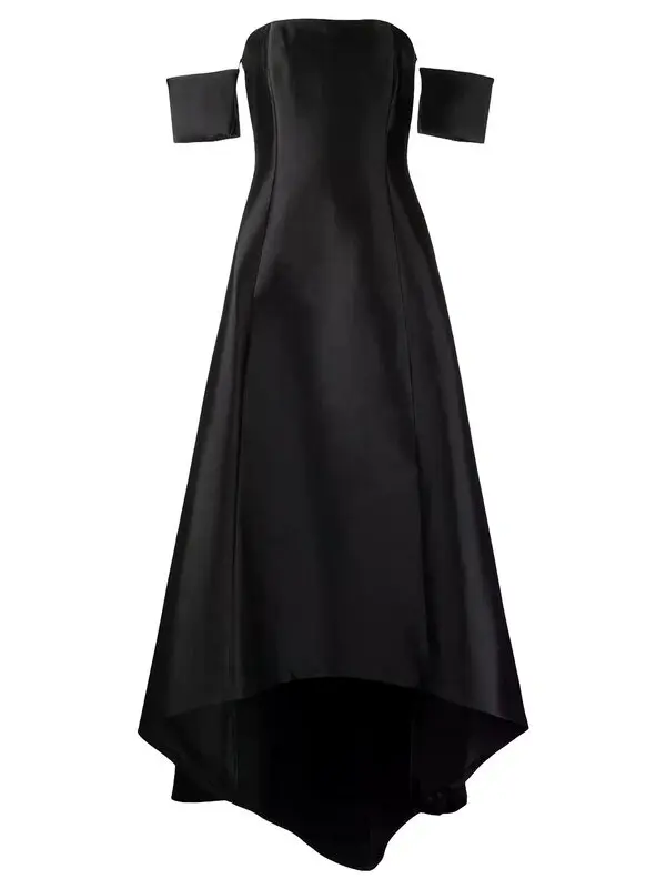 Sachin & Babi Agyness Hi-lo Strapless Gown - Black