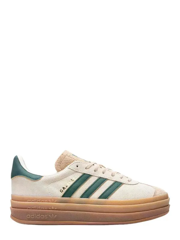 Adidas Gazelle Bold Cream Collegiate/green Sneakers - Neutrals
