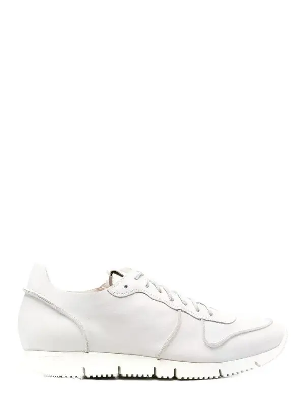 BUTTERO® Low-top Leather Sneakers - White