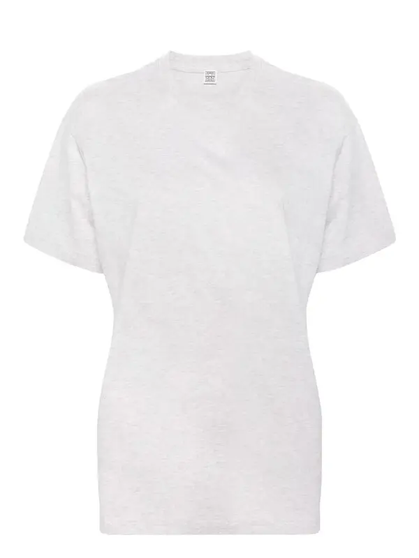 TOTEME Mélange-effect T-shirt - Grey
