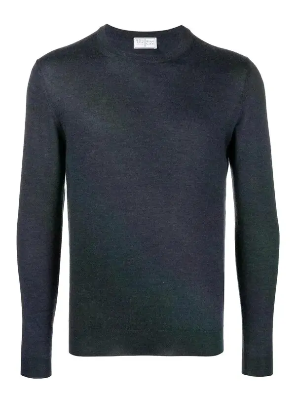 Fedeli Cashmere-silk Jumper - Blue