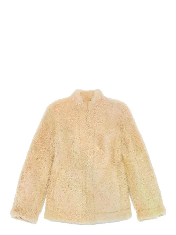 TOTEME Cinched Shearling Jacket - Neutrals