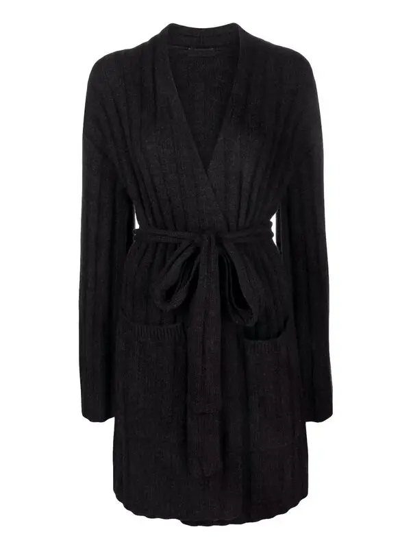 JOSEPH Tie-waist Cashmere Cardigan - Blue