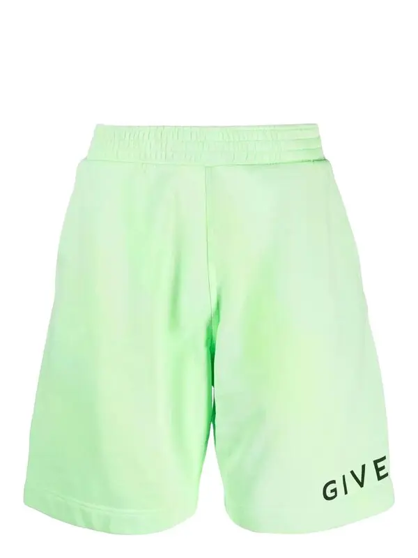 Givenchy Logo-print Track Shorts - Green