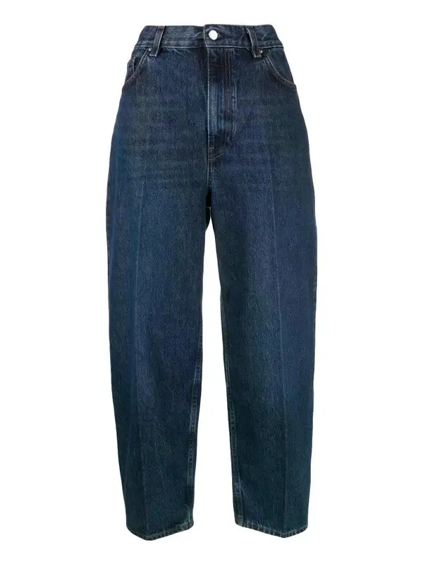 TOTEME Tapered High-waist Jeans - Blue
