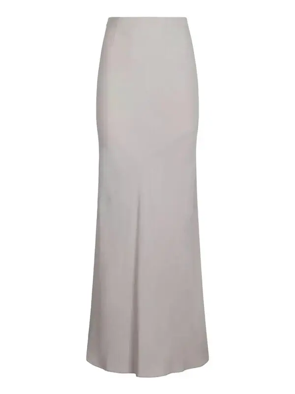 AMI Paris Bias-cut Maxi Skirt - Neutrals