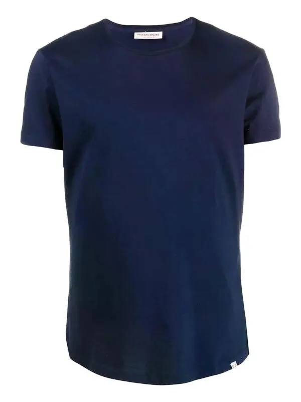 Orlebar Brown Round-neck Short-sleeve T-shirt - Blue