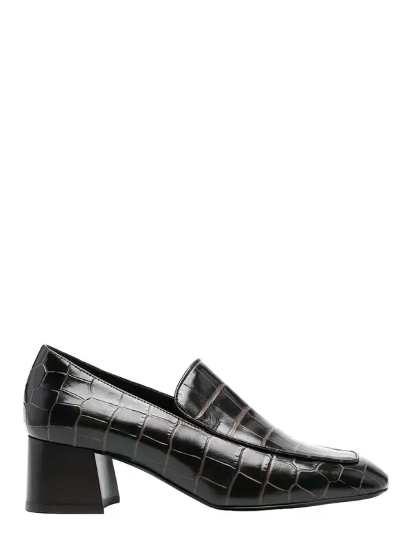 TOTEME 55mm Block-heel Pumps - Brown