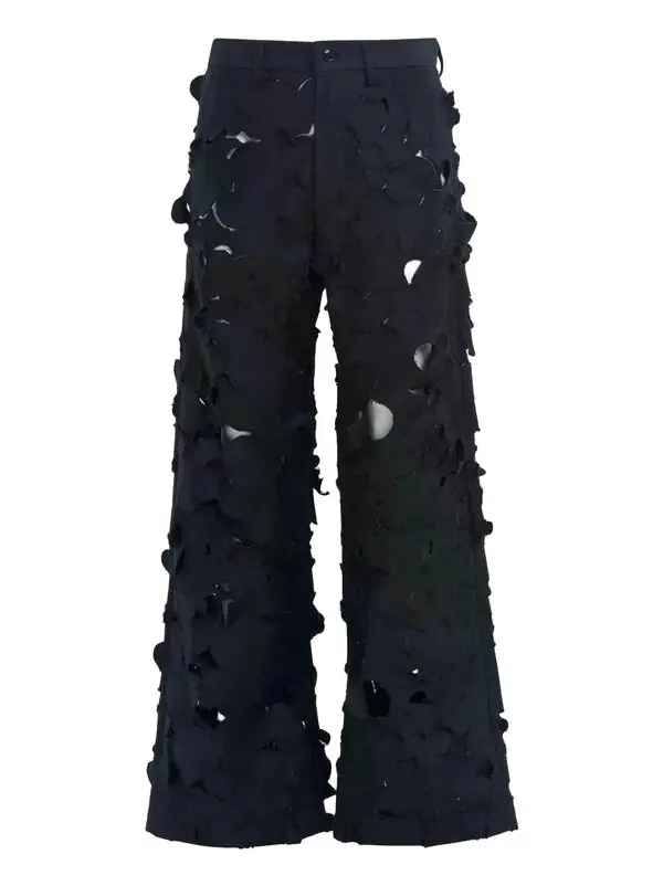 Marni Cut-out Detailing Trousers - Black