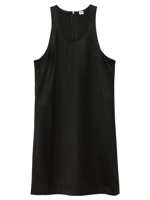 TOTEME Scoop-neck Mini Dress - Black
