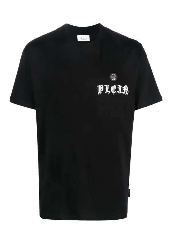 Philipp Plein Chest Logo-print Detail T-shirt - Black