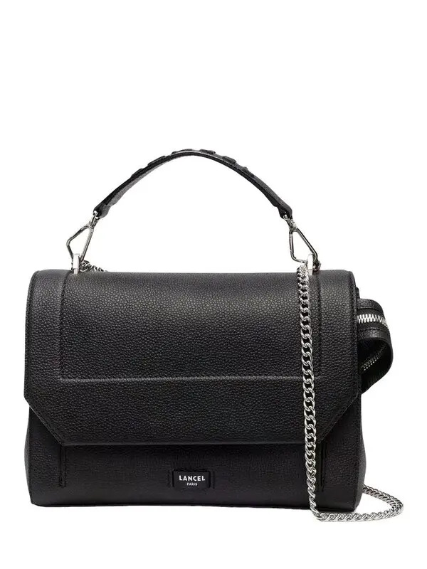 LANCEL Ninon De L Flap Bag - Black