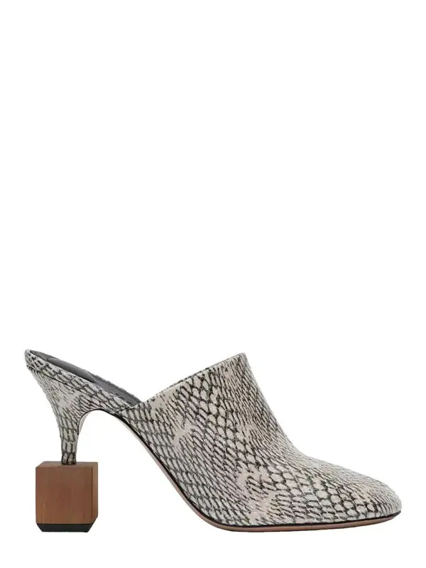 Jacquemus 100mm Les Bisou Mules - Neutrals