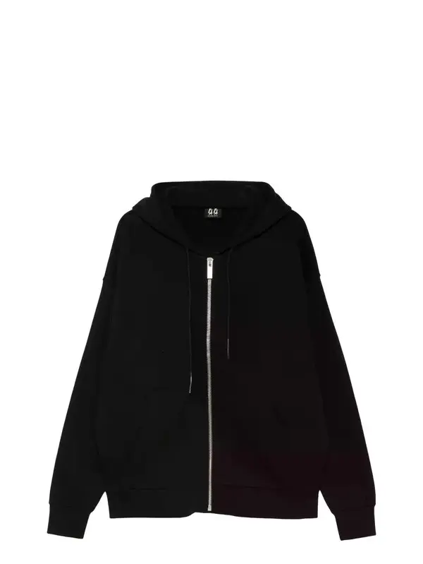 44 LABEL GROUP Logo-print Zip-up Hoodie - Black
