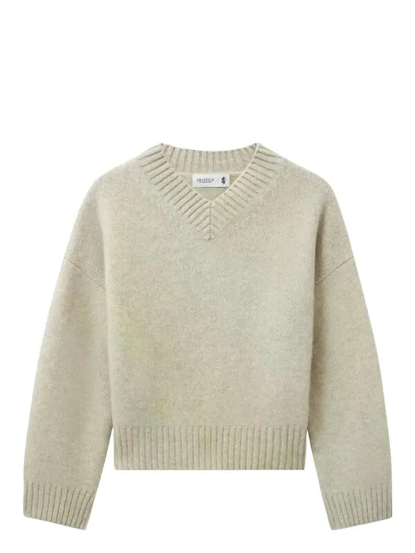 Pringle Of Scotland V-neck Cashmere Sweater - Neutrals