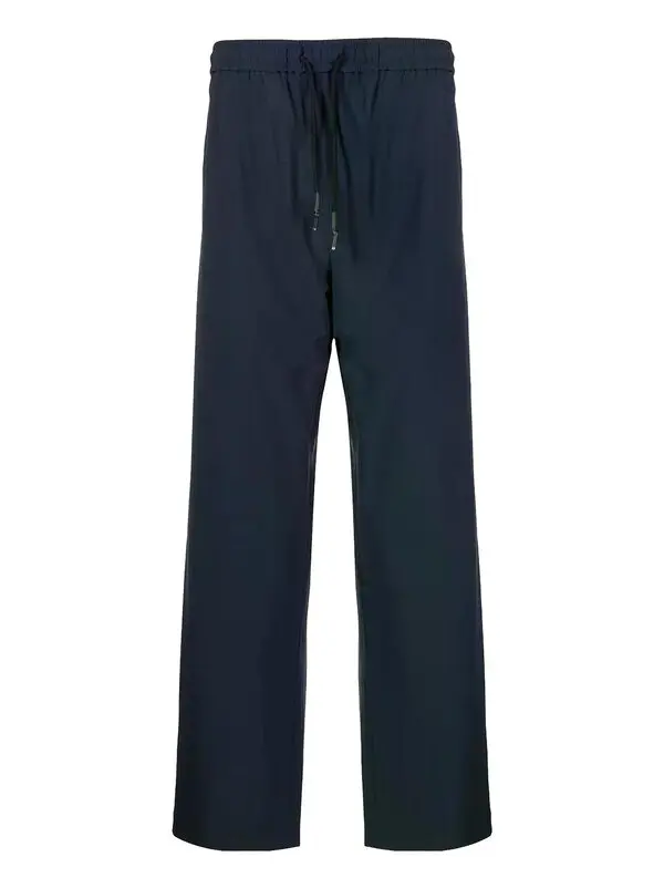 OFF DUTY Embroidered-logo Drawstring-waist Track Trousers - Blue