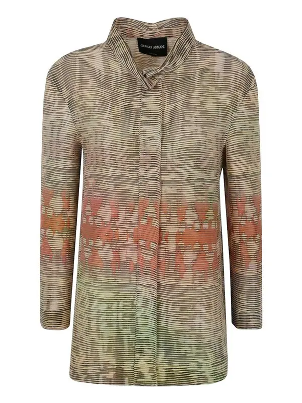 Giorgio Armani Abstract Pattern Jacket - Neutrals